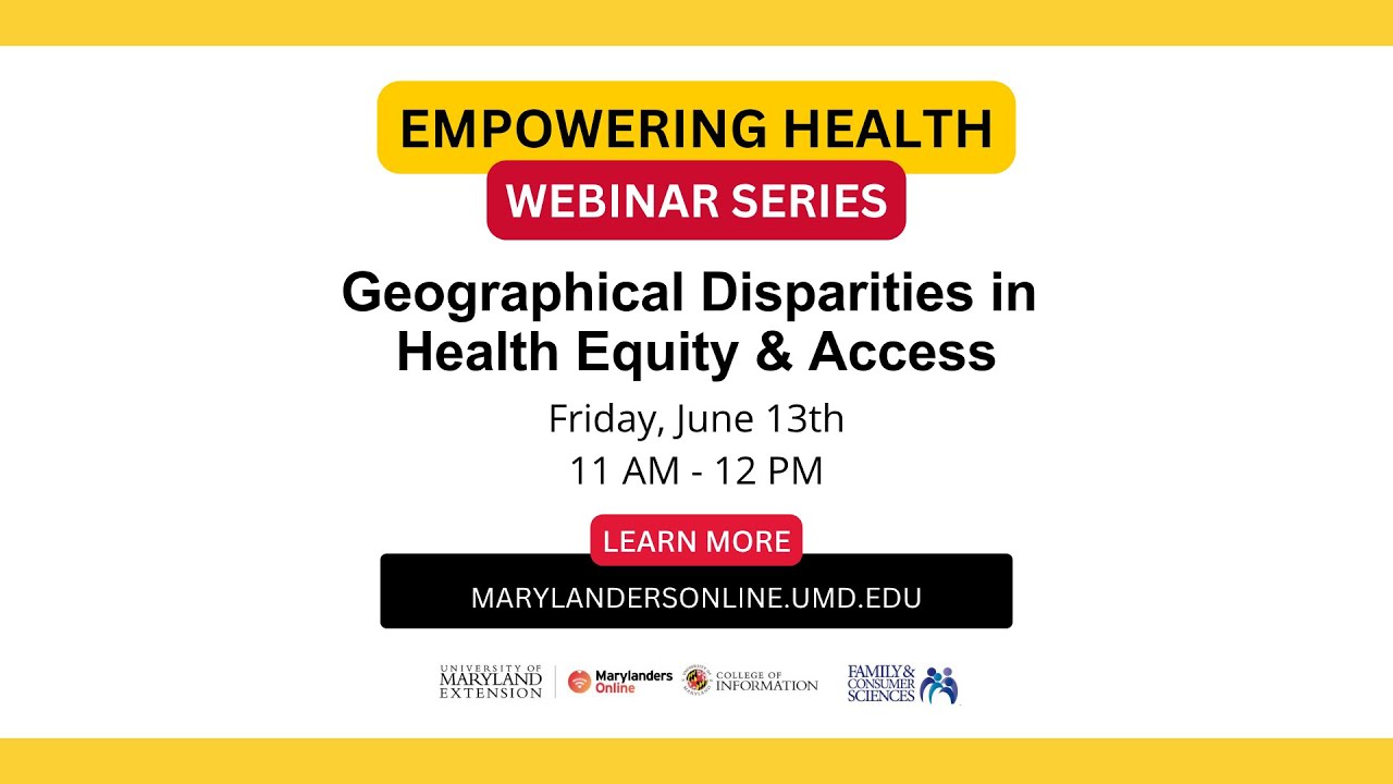 Geographical Disparities in Health Equity & Access - YouTube