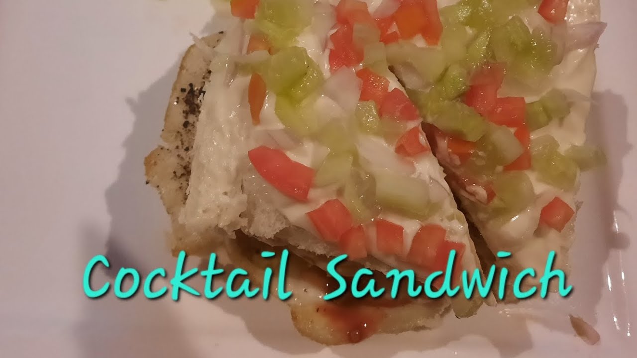 how to make cocktail sandwich - YouTube