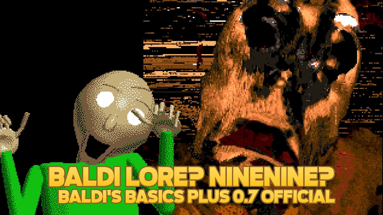 Baldi Lore?! | Baldi's Basics Plus 0.7 Secret NINENINE - YouTube