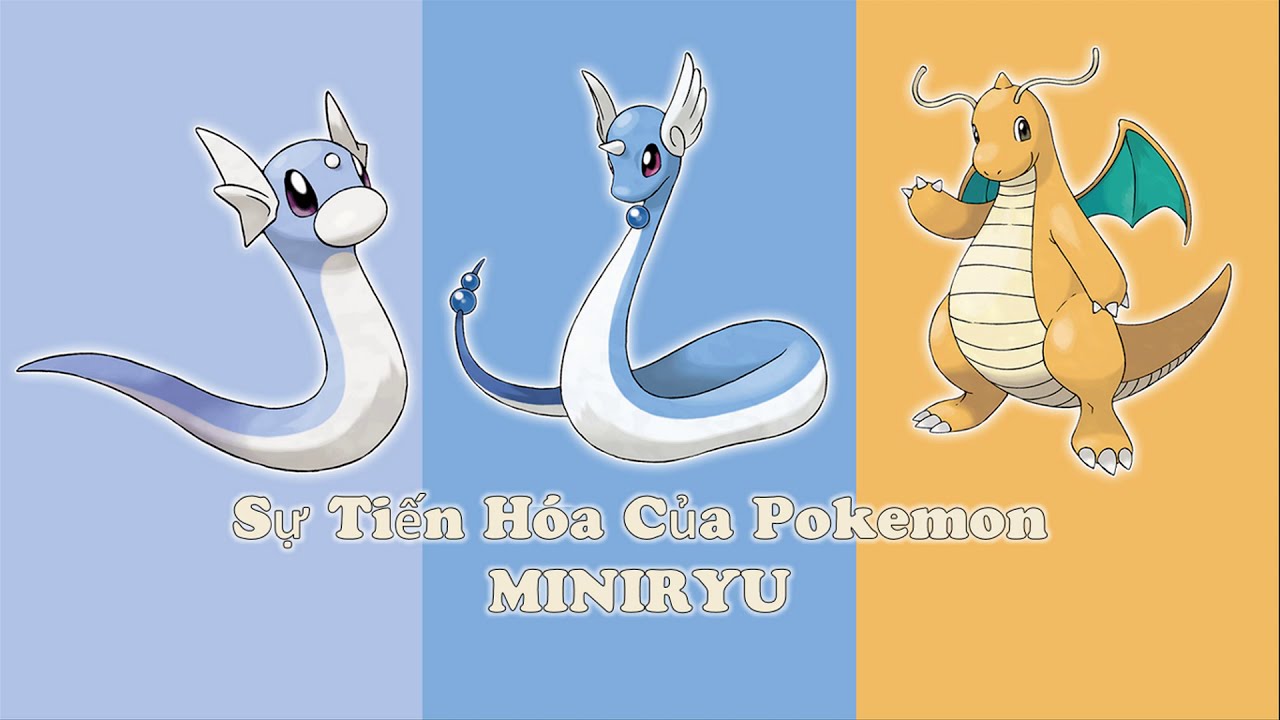Sự Tiến Hóa Của Pokemon Miniryu - YouTube