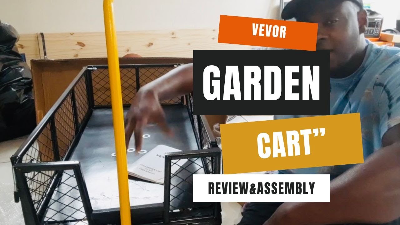 VEVOR Garden Cart|Review with Full Assembly - YouTube