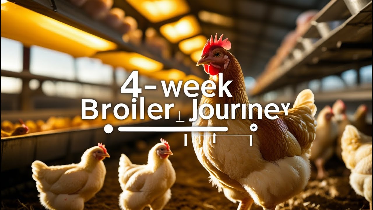 4-Week Broiler Journey: Growth, Care & Farming Insights! - YouTube