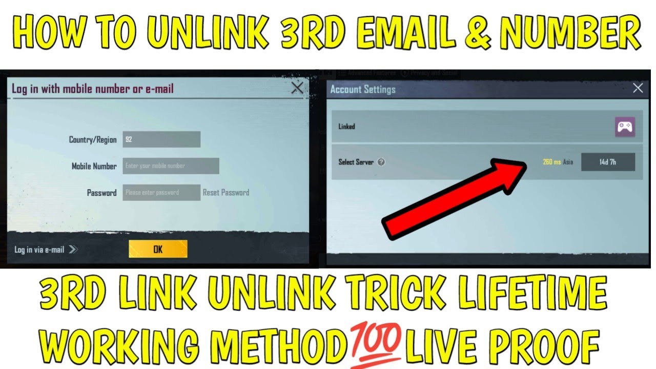 How To Unlink 3rd Link Email Mobile Num Unlink 3rd Logins How To How To Unlink 3rd Link Email Mobile Num Unlink 3rd Logins How To