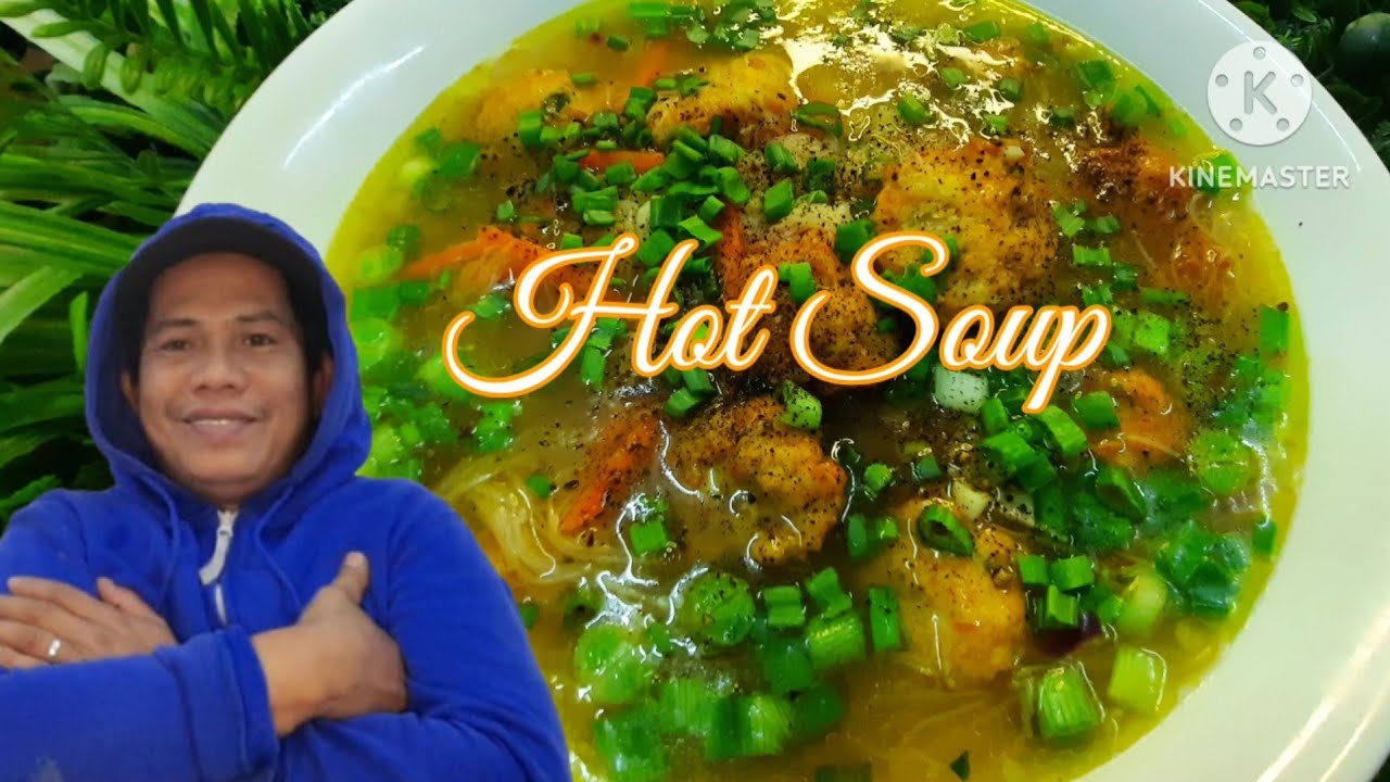 Simpleng Recipe Ngayong Taglamig! Misua Soup with Chicken balls recipe - YouTube