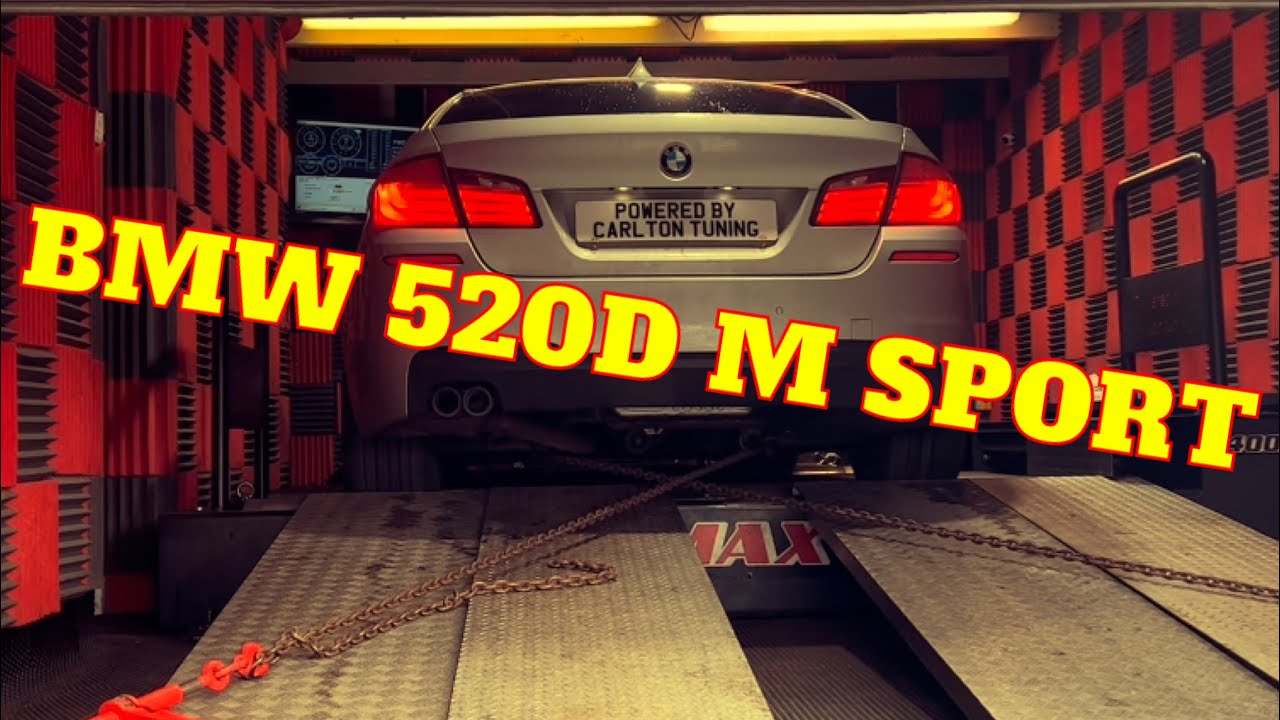 BMW 520D M SPORT 2012 - DYNO STAGE 1 REMAPPING 220BHP - YouTube
