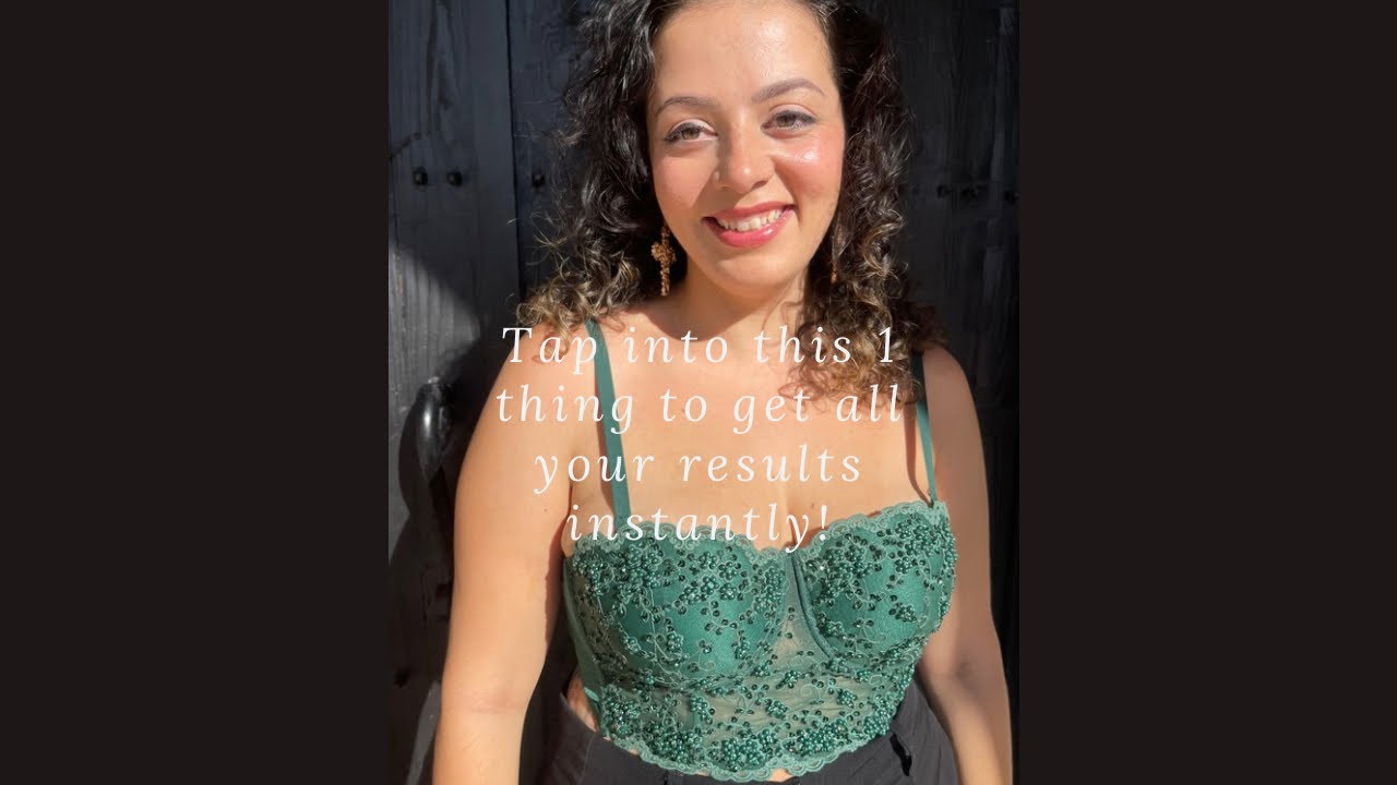 Tap into this 1 thing to get your results instantly! - YouTube