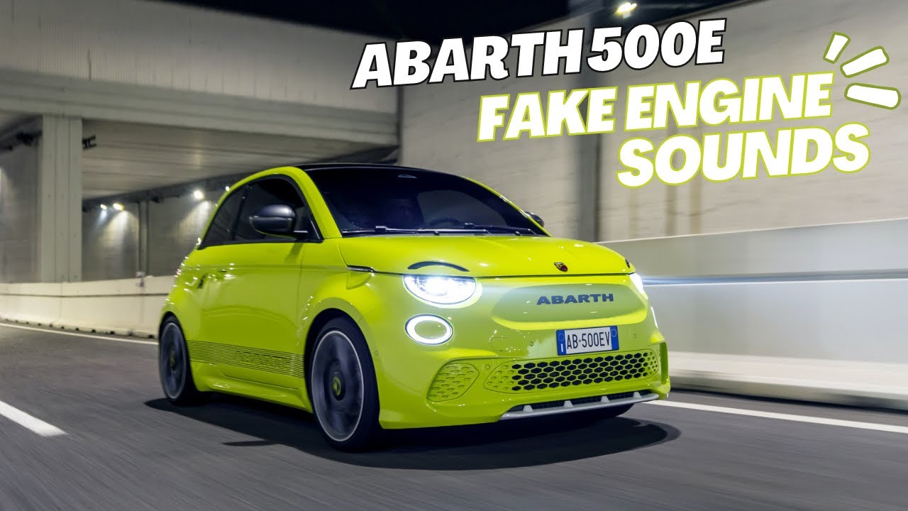 2023 Abarth 500e Scorpionissima Launch Edition Electric Sound Generator B-Roll - YouTube