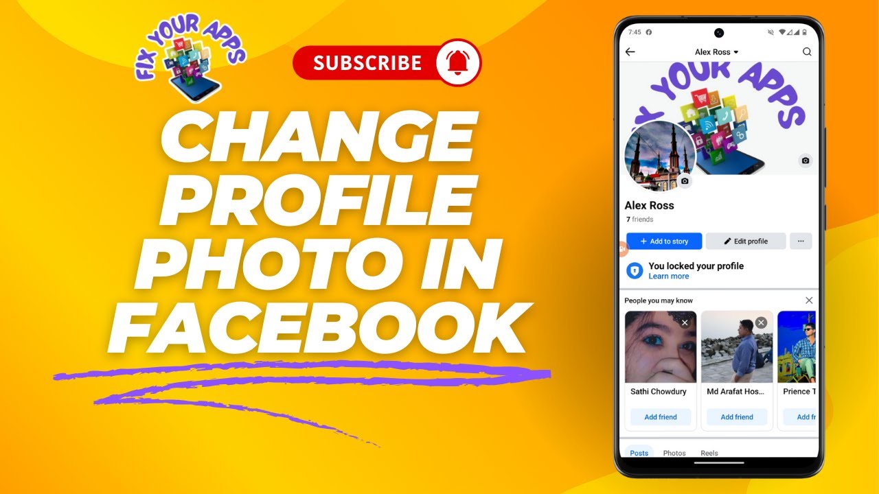 How to Change Your Profile Photo in Facebook - YouTube