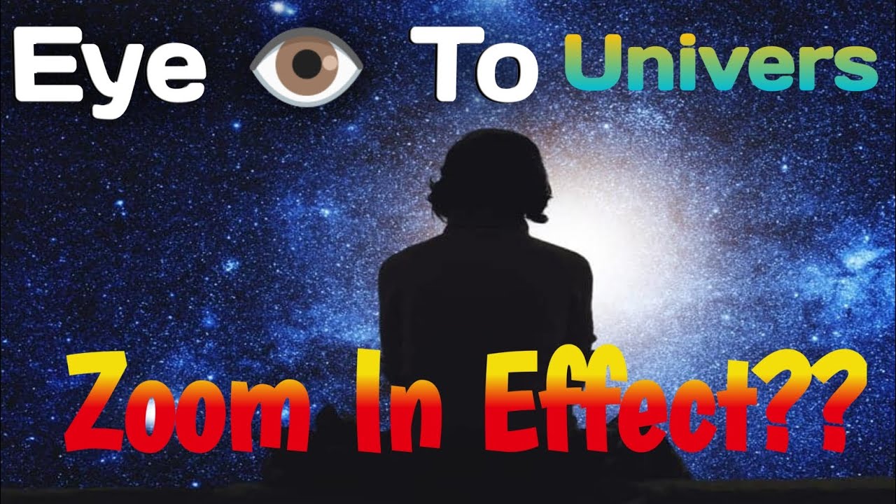 Zoom In zoom out effect. zoom in eye 👁️ To univers. zoom In zoom out ...