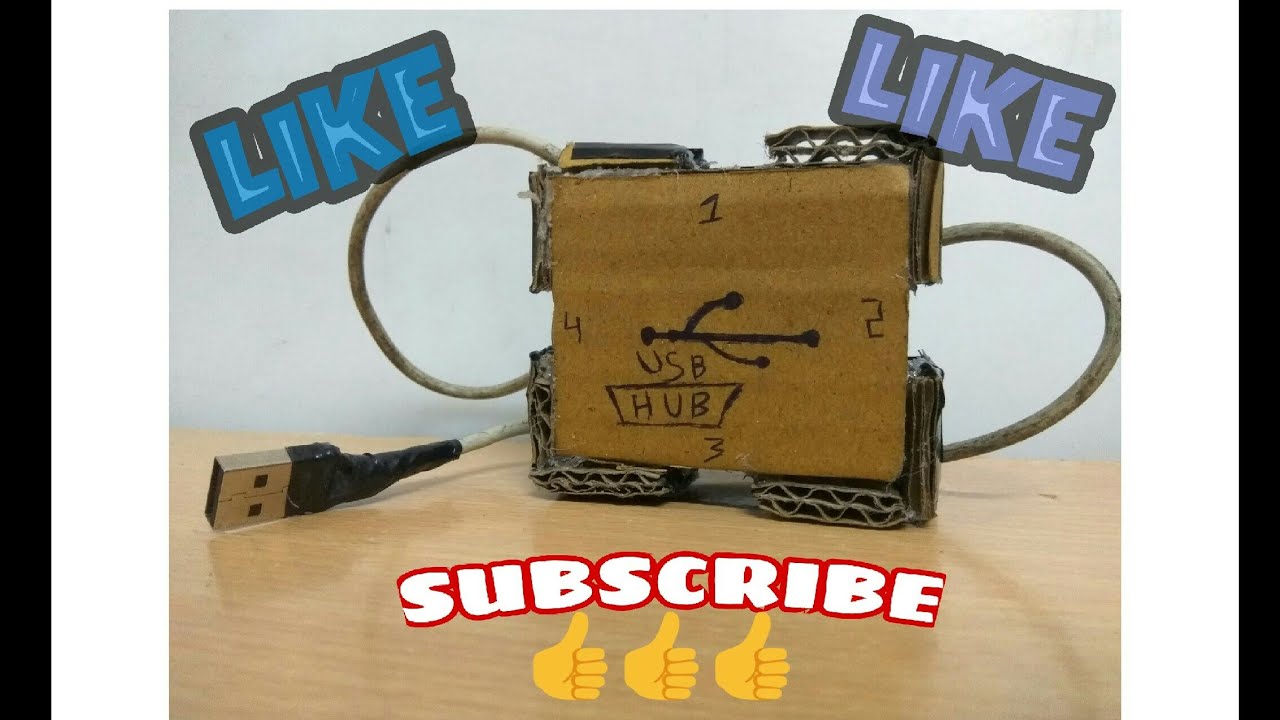 How to make cheap (4PORT) usb hub at home || HE-THE MAKER - YouTube