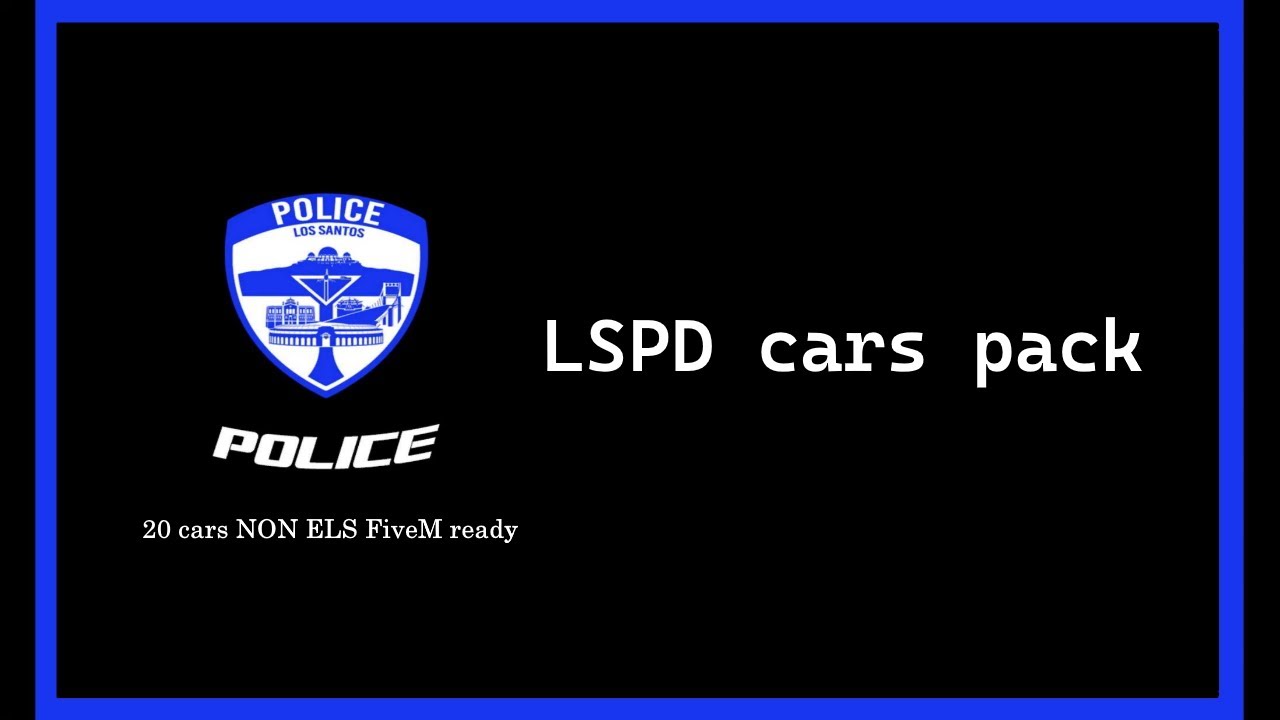 GTA 5 LSPD Cars Pack USA/NO ELS/FiveM ready. - YouTube