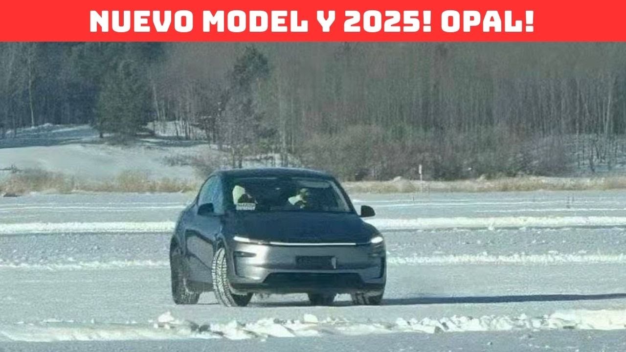 🔴 Tesla filtra el NUEVO Model Y Opal 2025! - YouTube