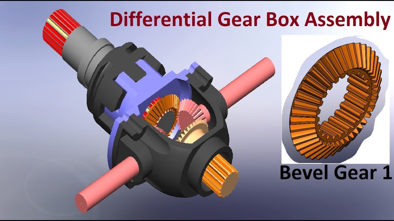 SOLIDWORKS Automobile System Design | Differential Gear Box | Part 6 ...