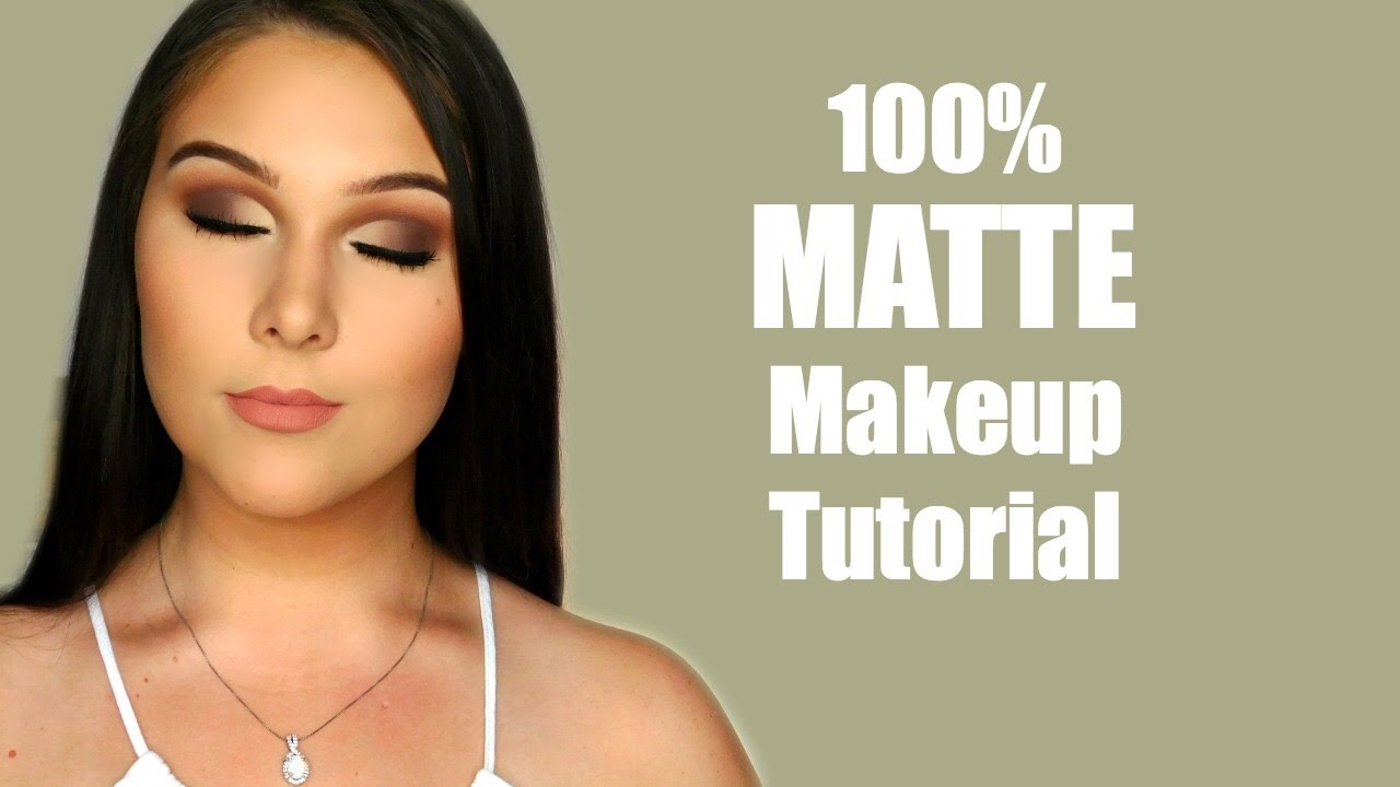 100% Matte Bridal Makeup Tutorial 2017 - YouTube