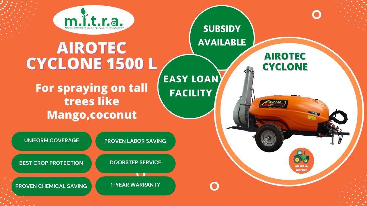 Sprayer for Tall Tree | MITRA Airotec Cyclone | Best Spraying Machine ...