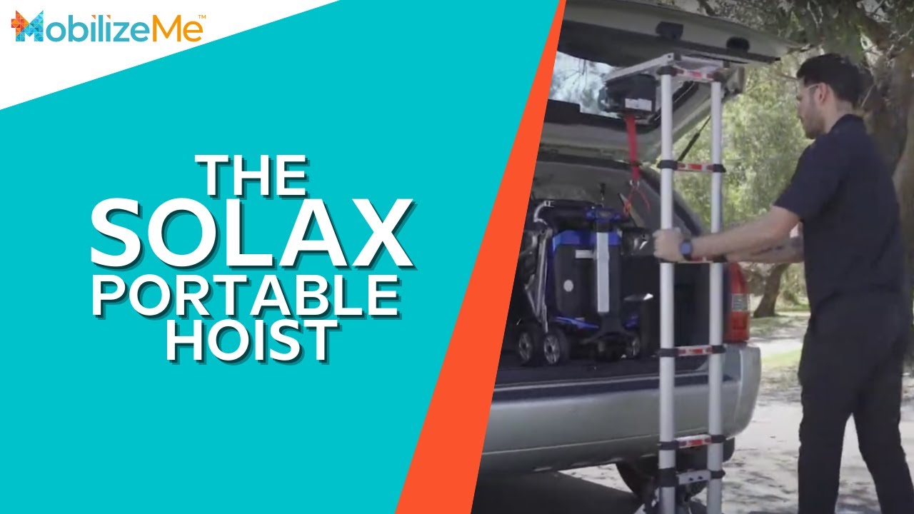 The Solax Portable Scooter Hoist | Mobilize Me - YouTube