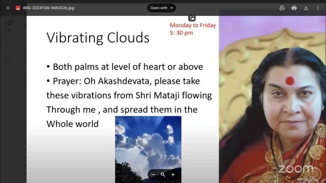 Virat Daily Meditation 12 Dec 2024 5.30pm Cloud Vibration - YouTube