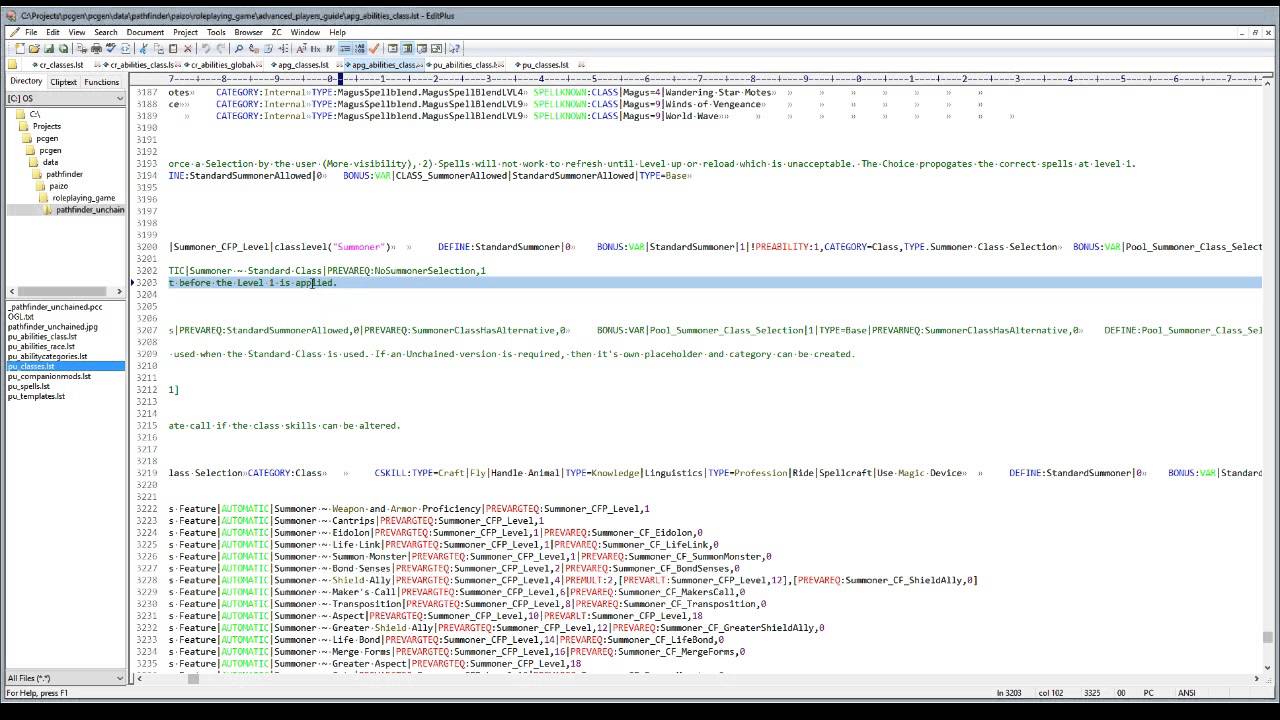PCGen Lesson - How the team is doing Unchained Classes or Variants ...