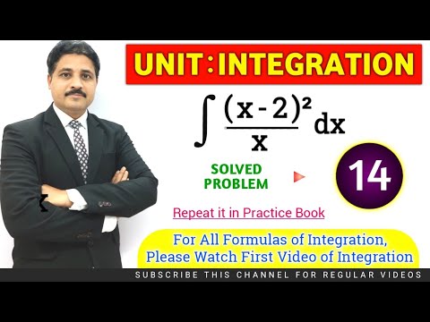 INTEGRATION SOLVED PROBLEM 14 (DEFINITE INTEGRATION AND INDEFINITE ...