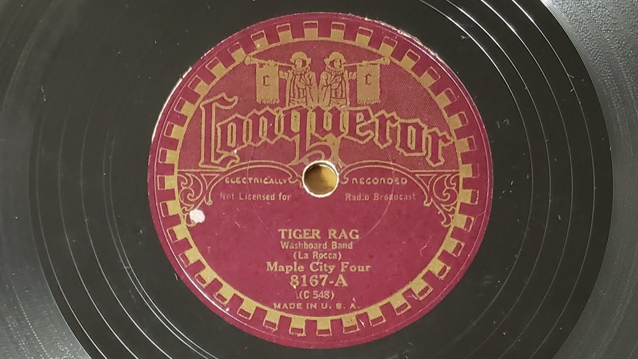 Tiger Rag - The Maple City Four - 1933 - YouTube