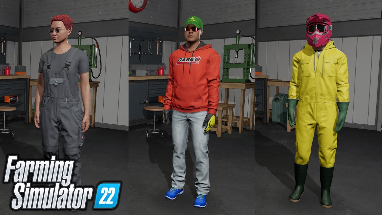 Farming Simulator 22 - Character Customization! (Male & Female) - YouTube