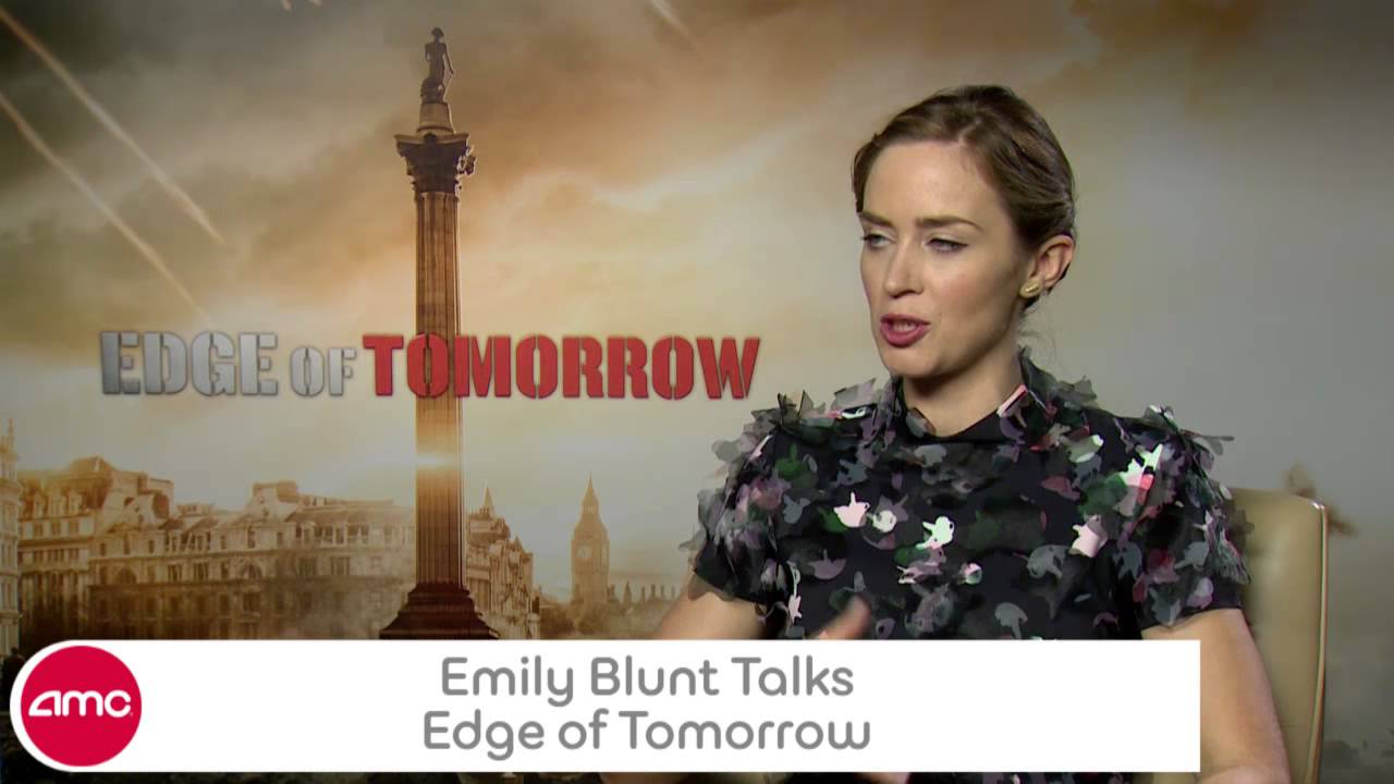 Emily Blunt Talks EDGE OF TOMORROW With AMC - YouTube