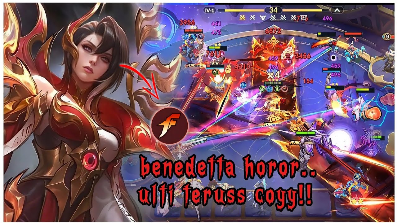 BENEDETTA KOF UNLIMITED KARPET!! BASIC ATTACK SEKALI ULTI BERKALI KALI ...