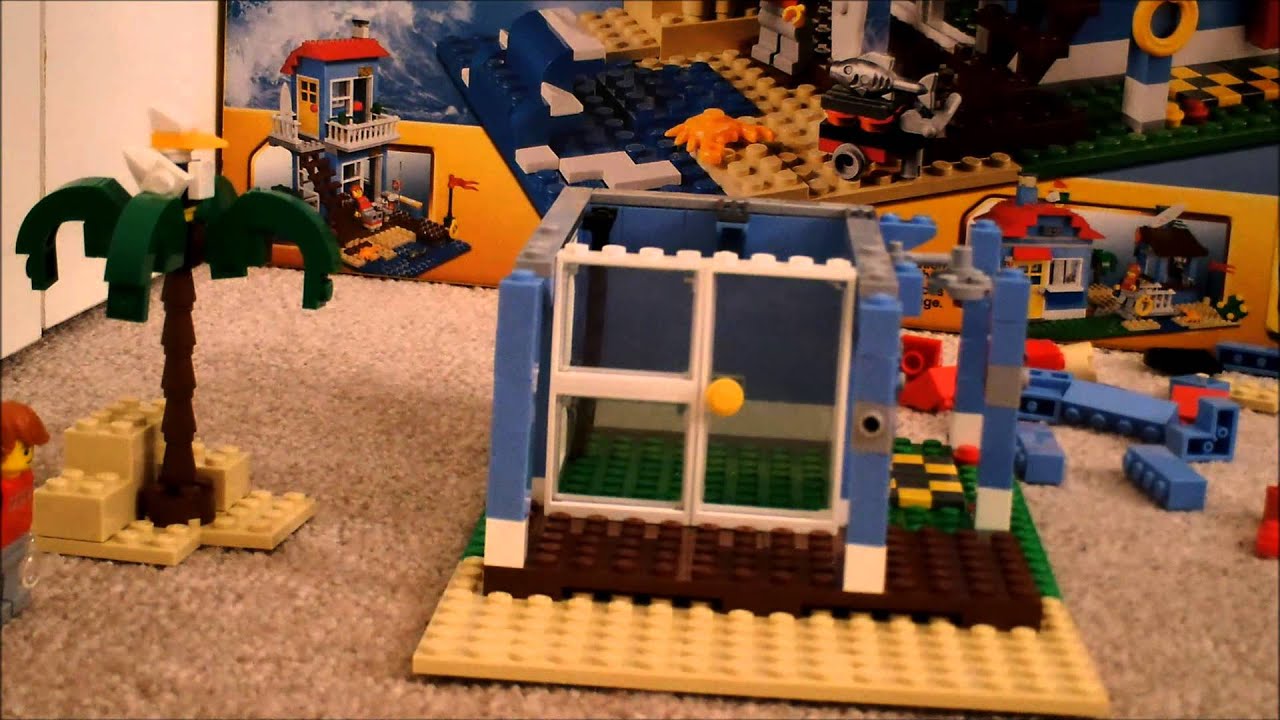 LEGO Creator 7346 Seaside House Timelapse - YouTube