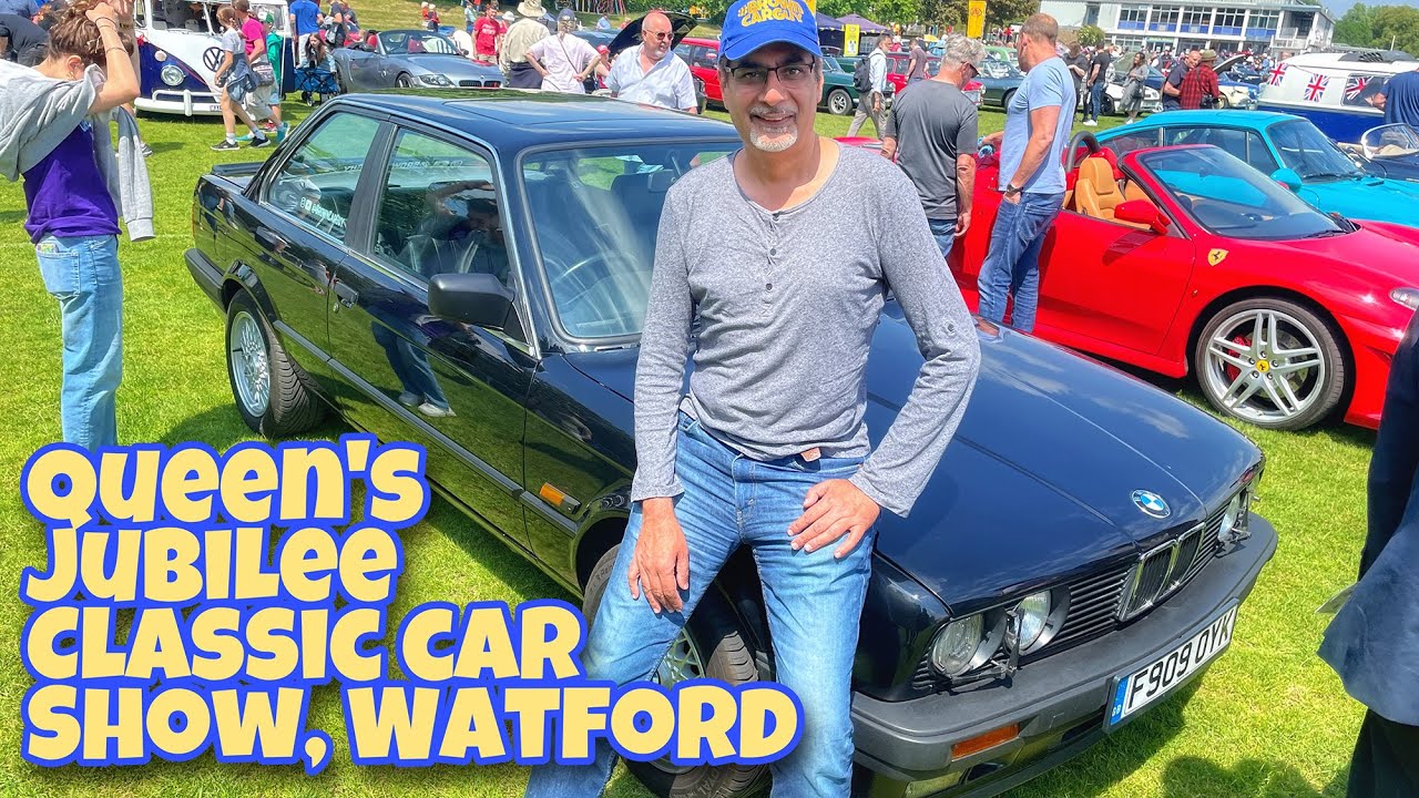 Queens Jubilee Classic Car Show [Bushey Watford 3 June 2022] - YouTube