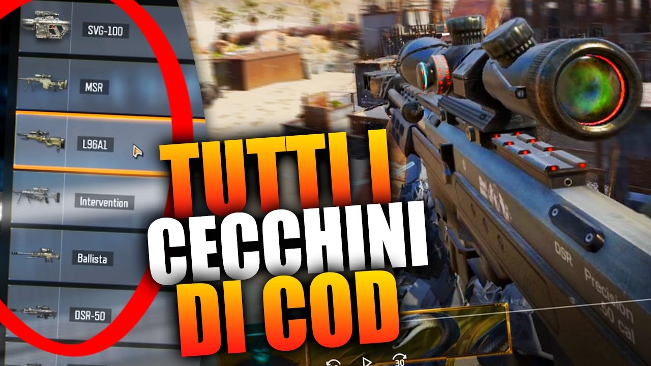 TUTTI I CECCHINI PIÙ FAMOSI DI COD SU BLACKOPS3 [MOD] - YouTube