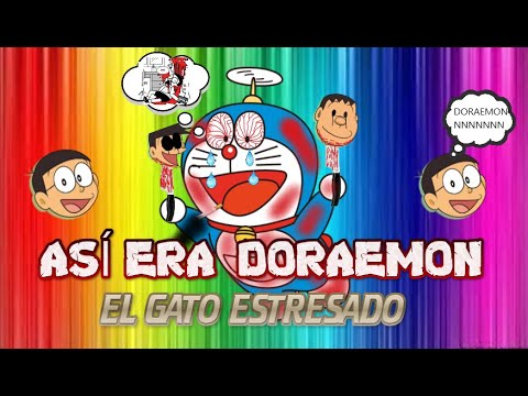 Así era Doraemon el gato estresado al que le cayó las orejas y el pelo ...