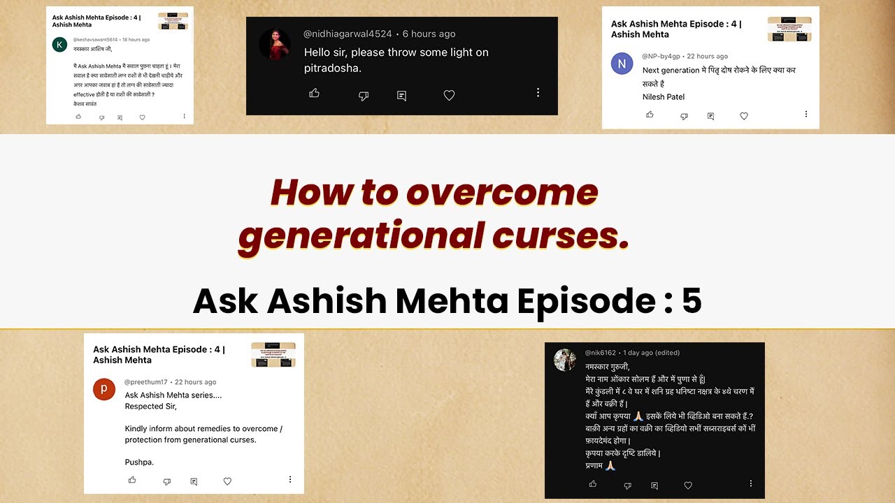 Ask Ashish Mehta : Episode 5 - YouTube