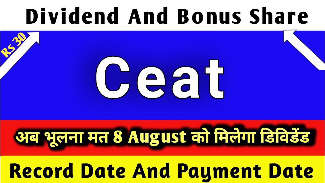 ceat share dividend 2025 | ceat share latest news | ceat share news ...