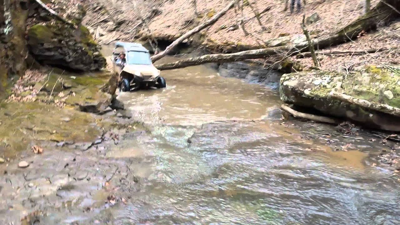 Rzr back rally waterfall climb - YouTube