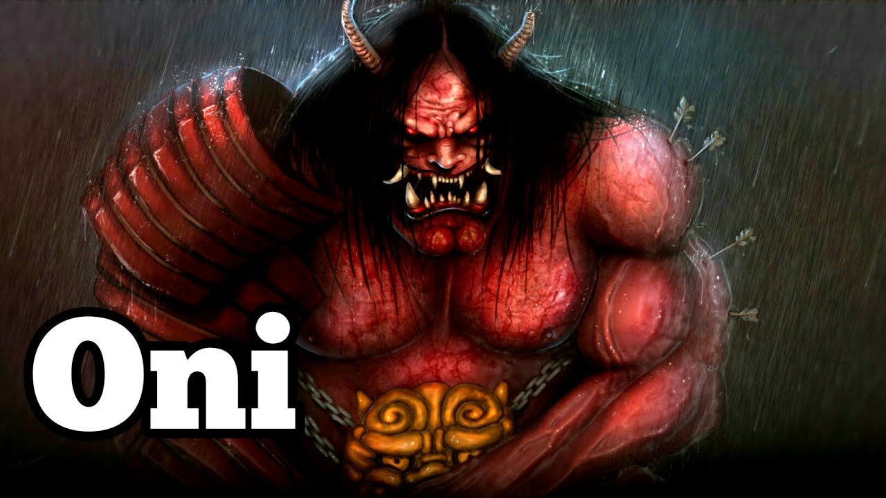 Oni | යෝධ රතු යක්ෂයා | Japanese mythology - YouTube