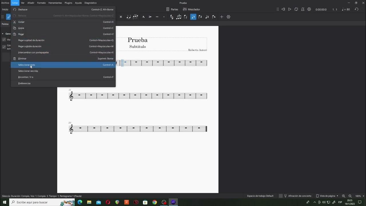 Musescore 4 - Tutorial básico parte 1 - con archivo para consulta ...