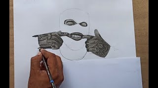 Ski Mask Drawing