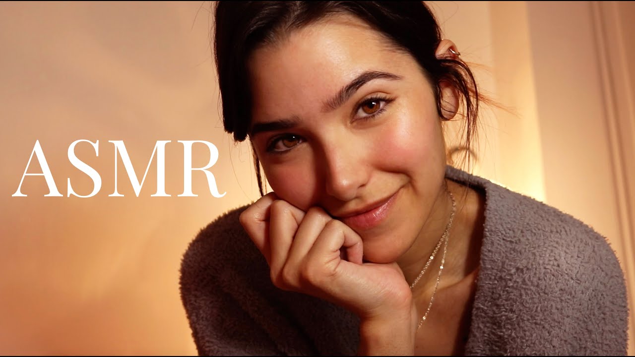 ASMR Tucking You In (Fire crackling, Skin care, Soft Sounds, Ear ...