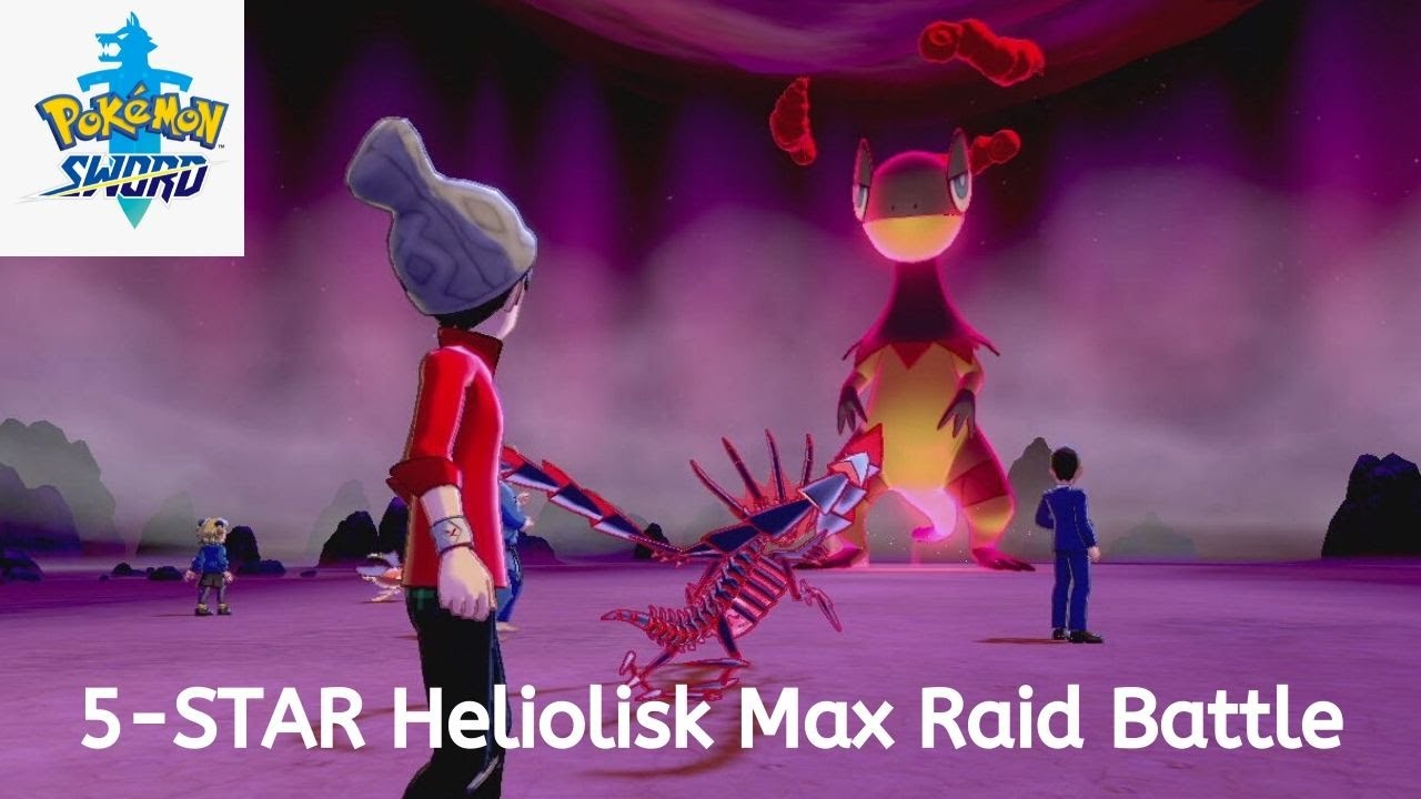 Pokemon Sword 5-Stars Max Raid Battle - Heliolisk - YouTube