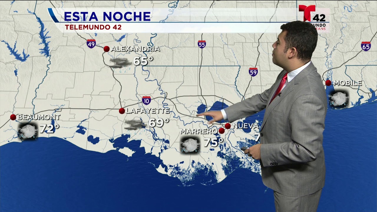 El Tiempo 101619 por Telemundo New Orleans - YouTube