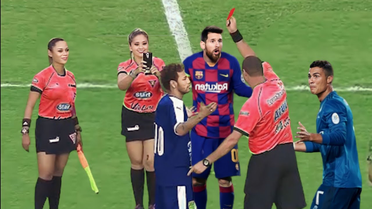 Craziest Red Cards in Football | leo messi | Ronaldo | neymar al hilal ...