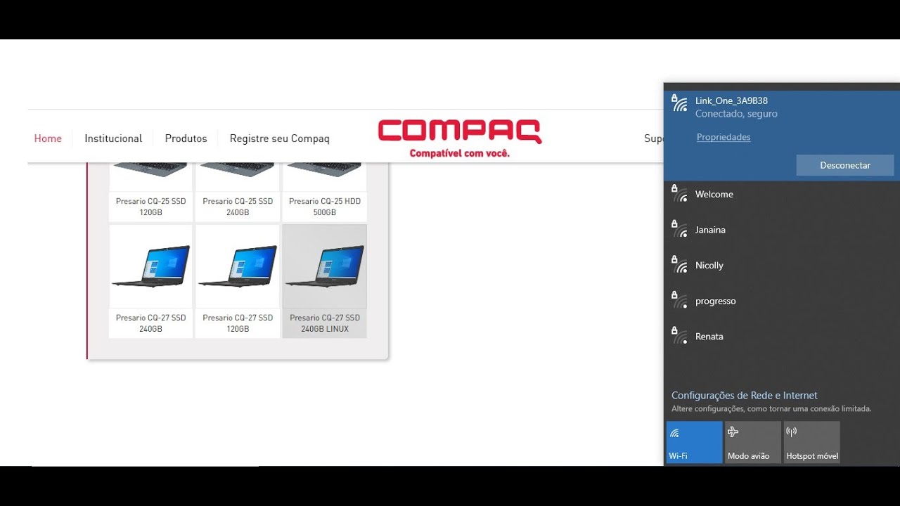 Resolvendo o problema Wifi do note Compaq Presário CQ 27 que não ...