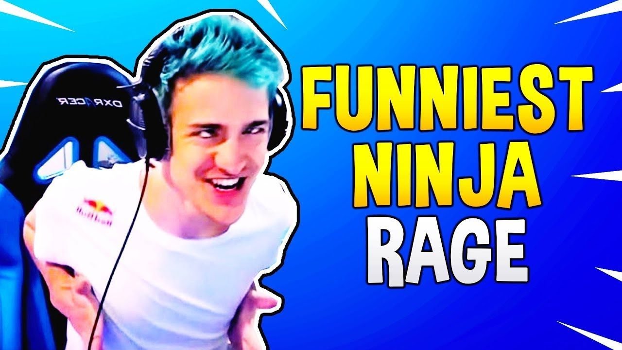 NINJA FORTNITE RAGE COMPILATION - YouTube