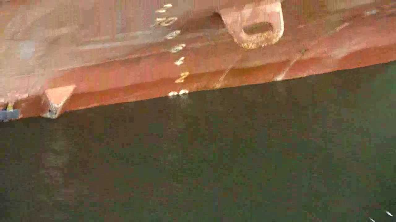 Draft survey - Aft draft mark before perpendicular - YouTube