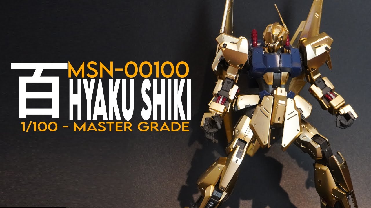 [Build] - MG 1/100 - MSN-00100 Hyaku Shiki - YouTube