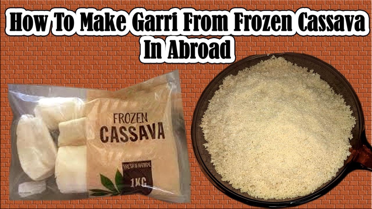 How To Make Garri At Home | Easy Homemade Garri Step By Step - YouTube