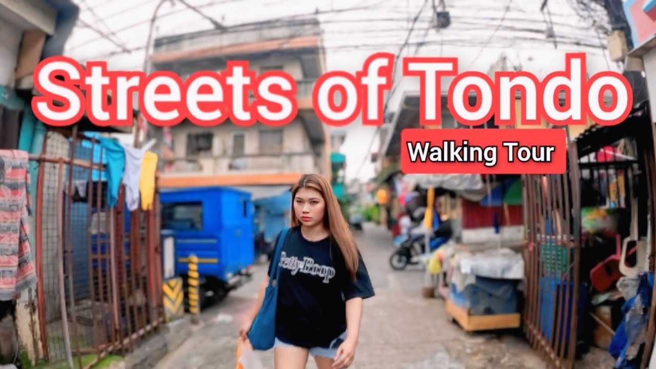 Walking Streets Inside Tondo Manila Philippines🇵🇭 - Virtual Tour - YouTube