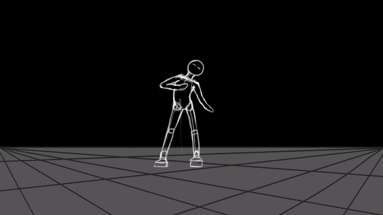 Against the Kitchen Floor Dance Animation - YouTube