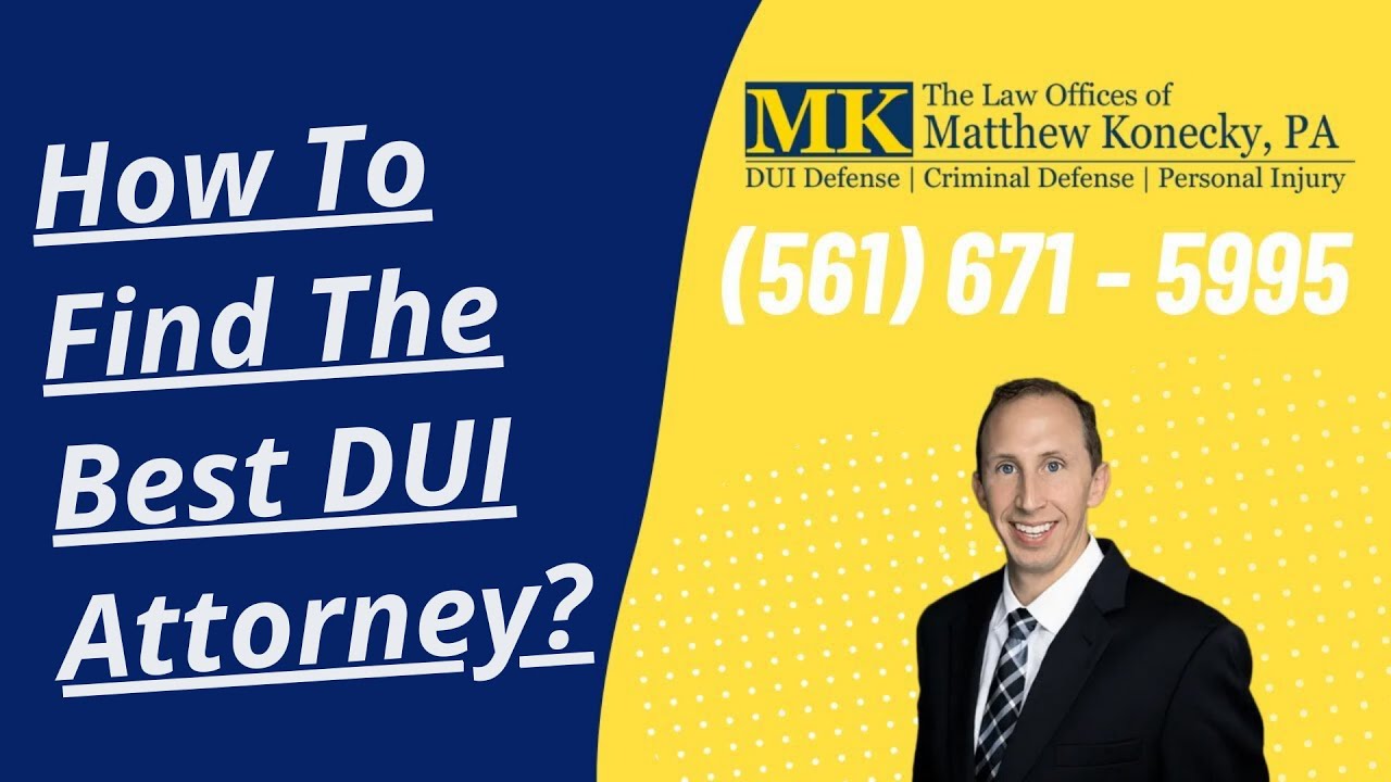 How to Find the Best DUI Attorney - YouTube