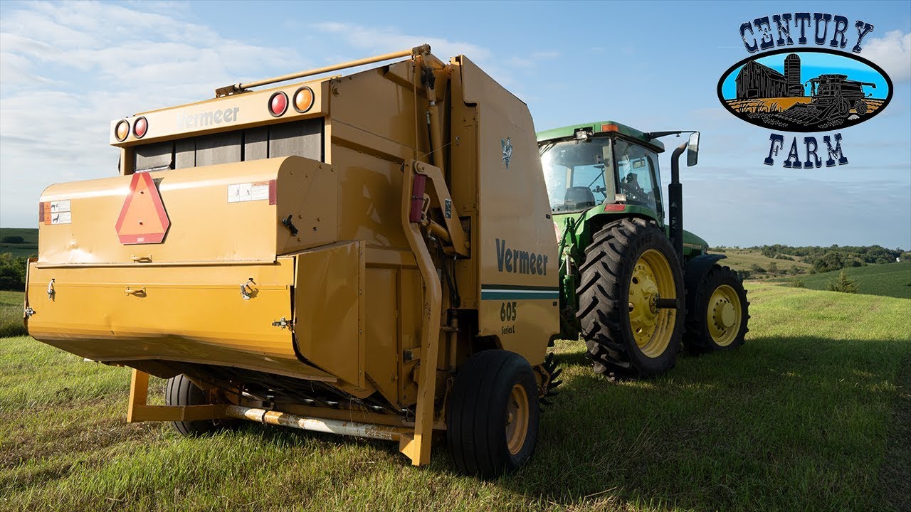 WE PLUGGED UP THE BALER - CENTURY FARM (IRL FARMING) - YouTube
